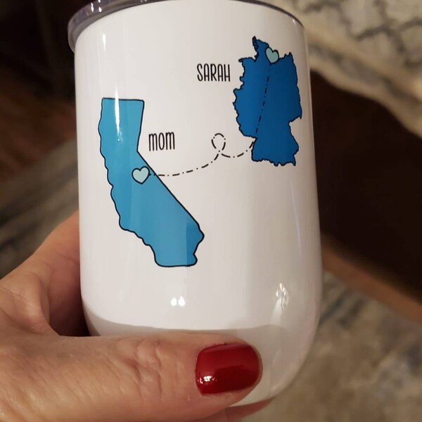 Long Distance Mug Friend Moving States Mug for Friend Long Distance ...