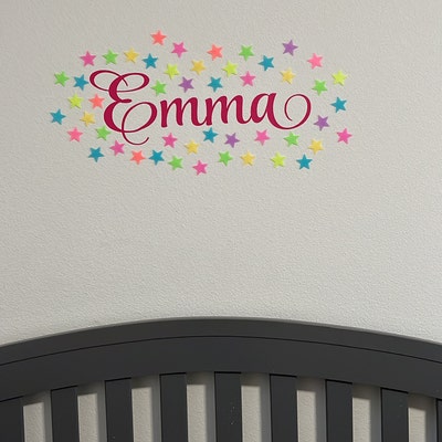 Personalized Girls Name Wall Decal Childrens Room Girls - Etsy