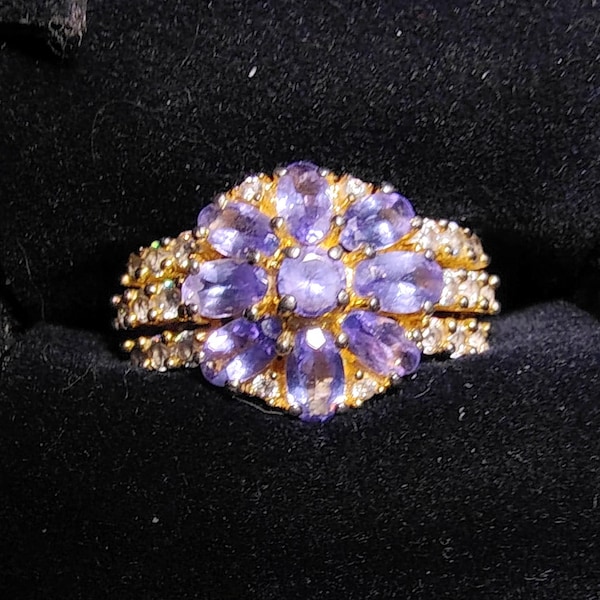 Jewel Encrusted Cup Gemstone Art Center Piece Vase Gems From Scrap Gold ...