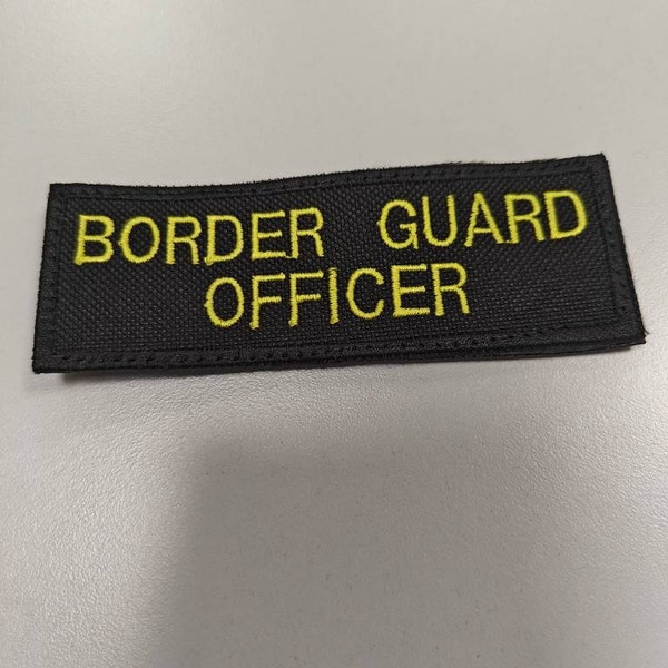 Rounded Edge Personalised Name Tape Badge Patch With Official Velcro ...