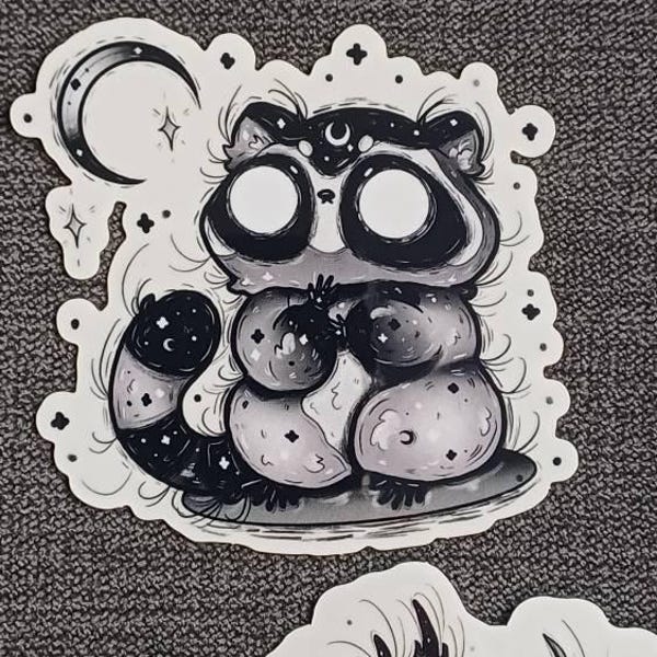 Rafflesia With Ghosts Transparent Sticker - Etsy