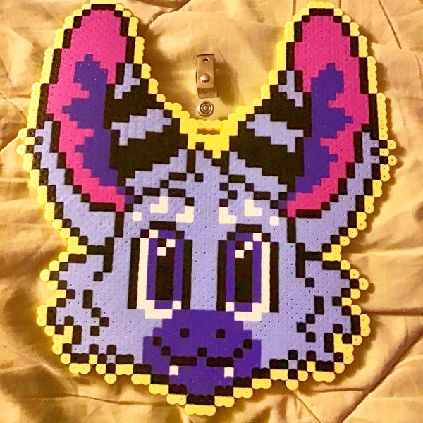 Custom Fursona Perler Badges! - Etsy