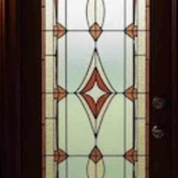 Christian Cross Stained Glass Window Film - Religious Decorative ...
