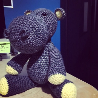 Little Hippo Timi Amigurumi Crochet Pattern / PDF E-book / Stuffed ...