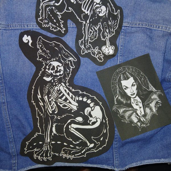 Samhain Danzig Werewolf Demon Patch , Back Patch Size , Heavy Metal ...