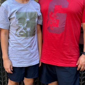 YOUTH Blue House Team Mascot Super Soft Graphic T-shirt Acid Washed or ...