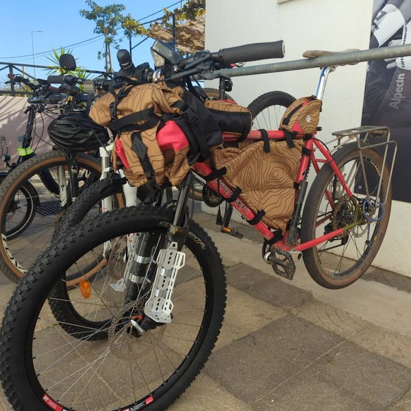 4-set Handlebar Cycling Bag+ Frame Bag+ Full Frame Bag+small Bike Bag ...