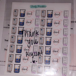 Nurse Shift Planner Stickers-shift Stickers-home Health - Etsy