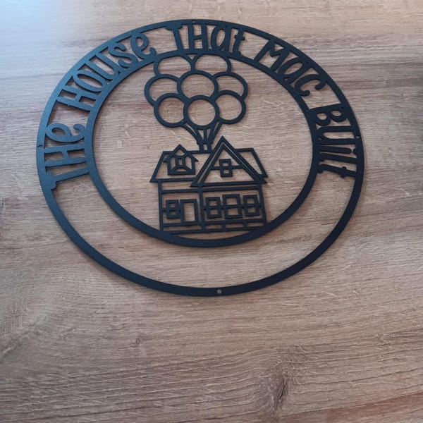 House Name Sign,outdoor House Name Plaque,custom Metal Sign,outdoor ...