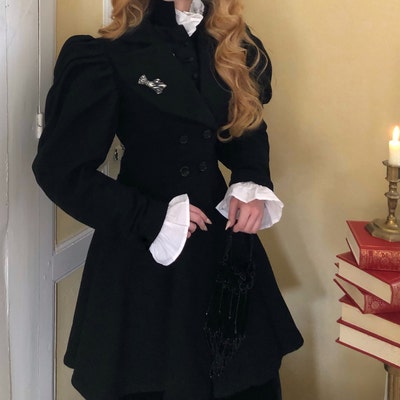 Victorian Skirted Jacket Around 1890 With Leg-o-mutton Sleeves Sewing ...