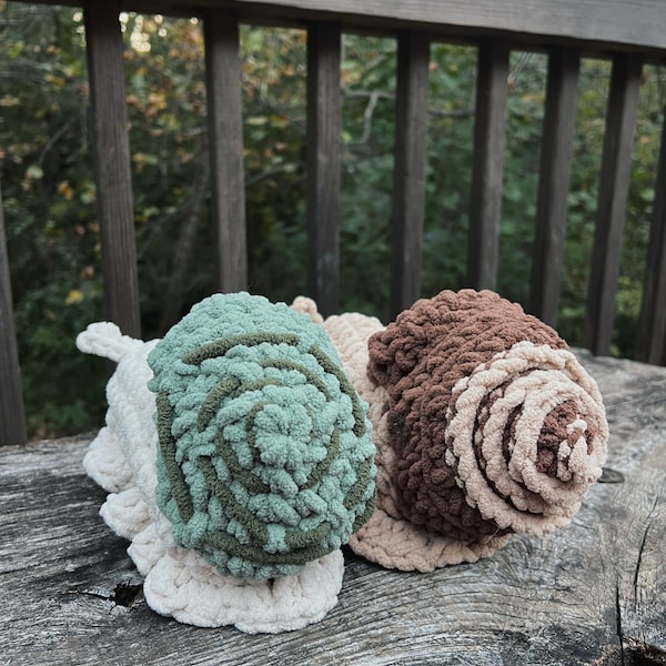 Antoine the Snail | Low Sew, Beginner PDF Crochet Amigurumi Pattern ...