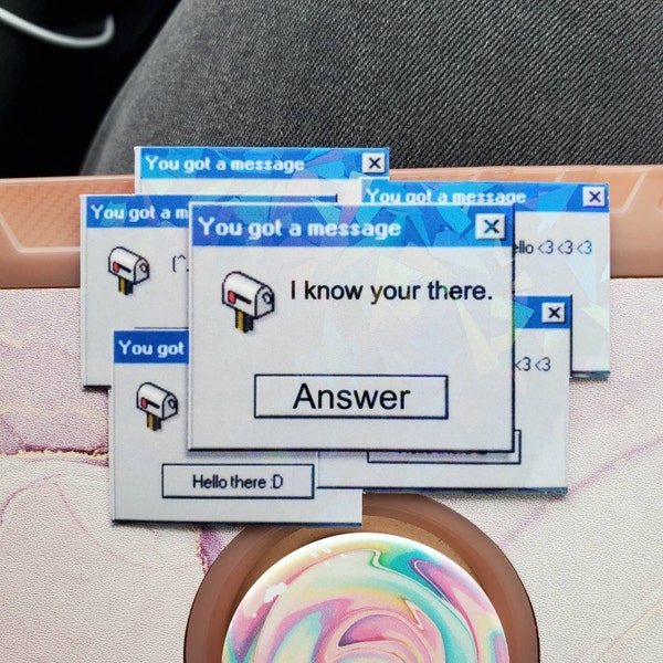 Y2k Microsoft Spam Sticker - Etsy