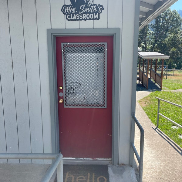 Custom Teacher's Name Classroom Metal Sign - Etsy