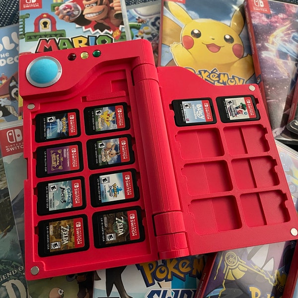 Pokedex Nintendo Switch / Switch 2 Game Cartridge Case Storage Display ...