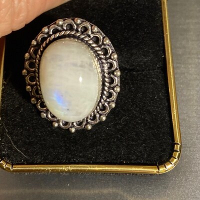 Garnet Sterling Silver Wire Twist Ring Size 7 - Etsy