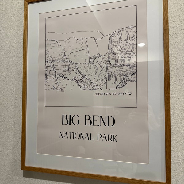 The Grand Teton National Park Poster Simple Sketch Fine Line Wall Art ...