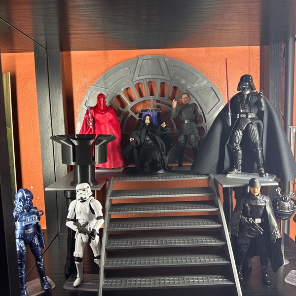 Emperor Throne Room Diorama for Star Wars the Black Series 1/12 Scale 6 ...