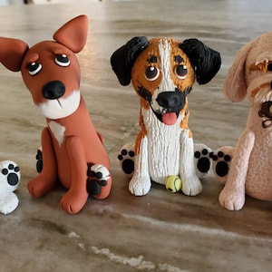 Dachshund Dog Weiner Dog as Hot Dog Polymer Clay Figurine Custom Dog ...