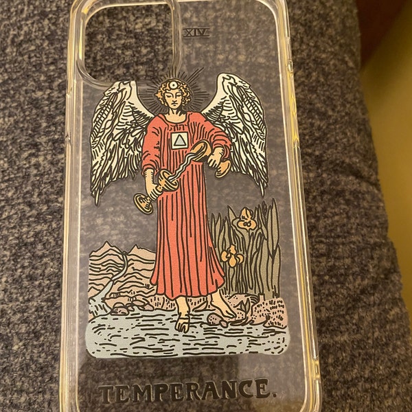 Tarot Card Illustration Phone Case for iPhone 17 16 15 14 13 Pro Max ...
