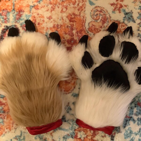 PDF Pattern Download Puffy Fursuit Handpaws, Furry Paws Tutorial, Paw ...