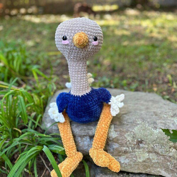 PATTERN: Crochet Ostrich – Amigurumi Ostrich – Crochet Bird – Amigurumi ...