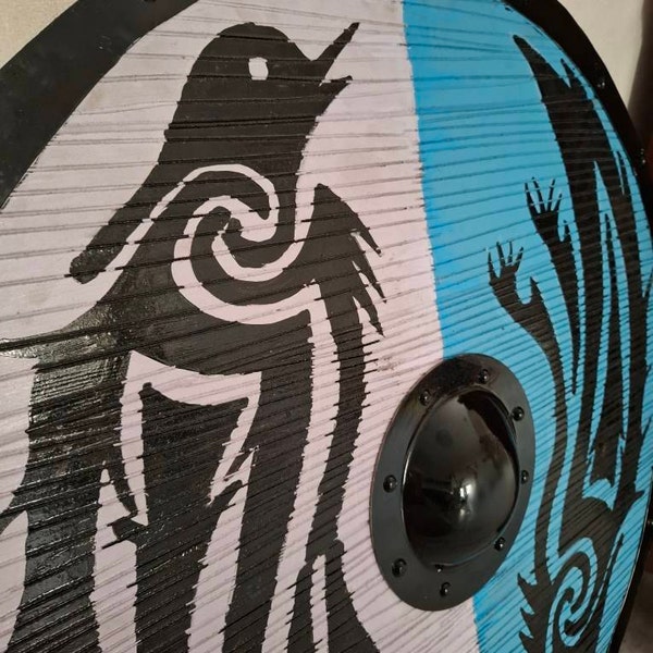 Viking Ouroboros Battleworn Shield Uhtred Last Kingdo Authentic Viking ...