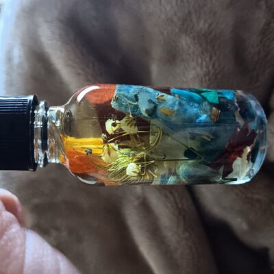 Spirit Guide Connection Botanical & Crystal Infused Oil Intention Oil ...