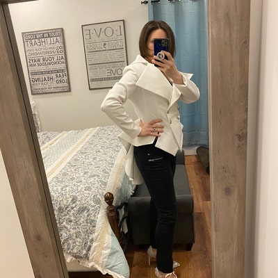 Formal Womens White Tailcoat, Tuxedo Tails Women, Black Tailcoat ...