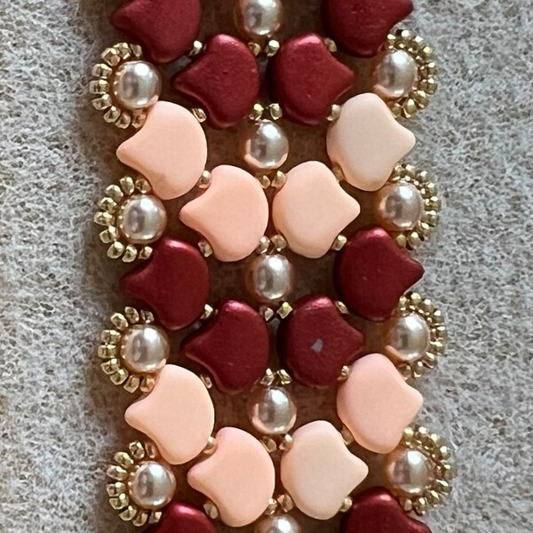 PDF Isaza Tutorial, Necklace Beading Pattern, Superduo Tutorial, 14 Mm Rivoli Tutorial, Superduo ...