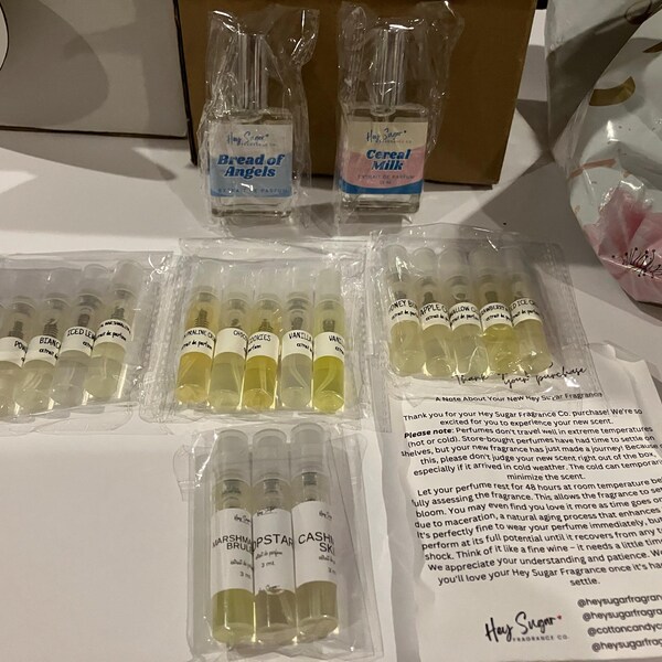 Perfume Samples - Perfume Discovery Set - Five Mini 2 Ml Perfumes ...