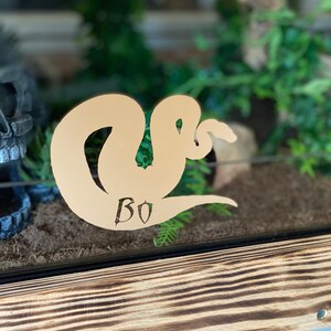 Customizable Name Ball Python Snake Vinyl Decal READ DESCRIPTION - Etsy