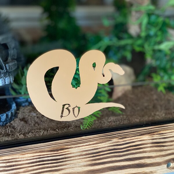 Customizable Name Ball Python Snake Vinyl Decal (READ DESCRIPTION) - Etsy