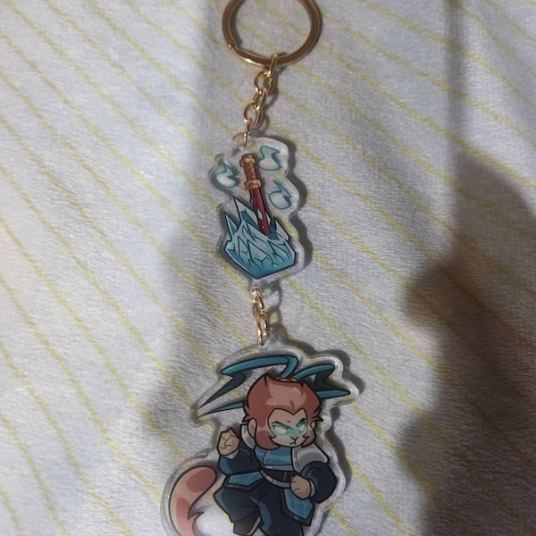 Smol Ninja Go Acrylic Keychains - Etsy