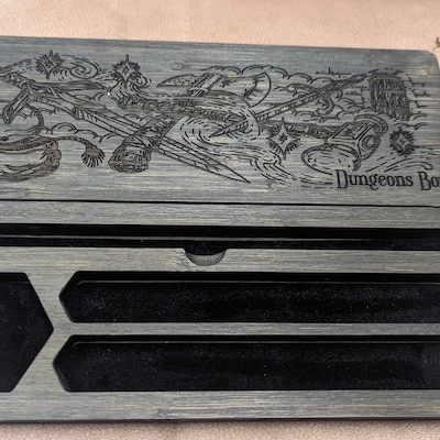 Dungeons Box™ D&D Dice Box USA Made Handmade Hero Dice Vault Bamboo ...