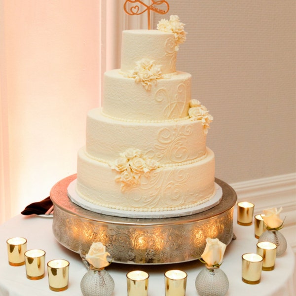 Wedding Cake Topper, Eternity Symbol, Cake Toppers for Wedding, Wooden ...