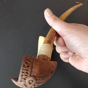 The Hobbit Bilbo's Pipe, Wooden Handmade Pipe, Bilbo Baggin's Pipe ...