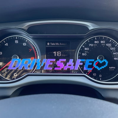 Pixel Drive Safe Vinyl Car Decal - Etsy