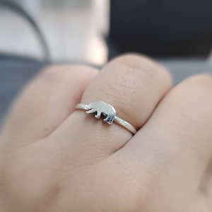 Bear Couple Set Promise Ring Bear Jewelry, Bear Ring, Alternative ...