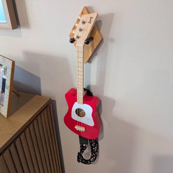 Unique Rustic Modern Oval Ukulele Wall Mount Handmade - Black/brown - Etsy
