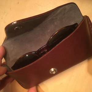 Ray Ban Case-leather Sunglasses Case-glasses Case Whiskey Saddle ...