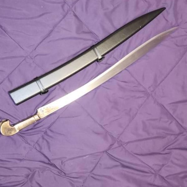 Prophet Muhammad Sword, Hand Forged Damascus Sword, Sword With Box ...