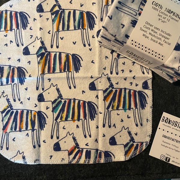 Individual Prints No Paper Towels // Set of 12 No Paper Towels ...