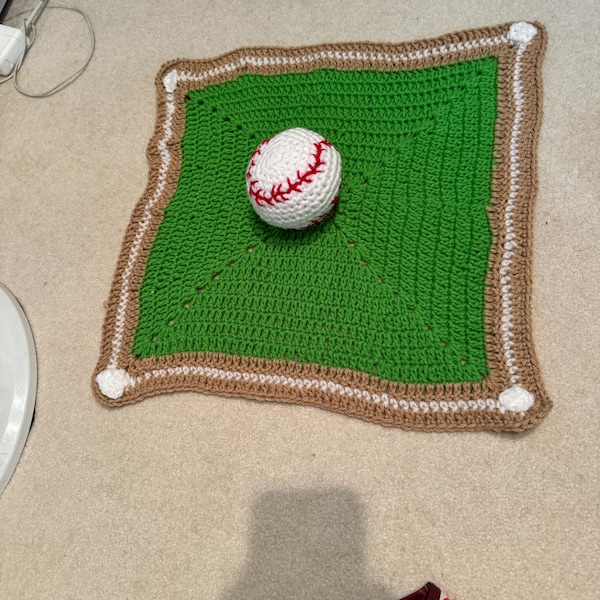 Baseball Diamond Lovey and Mini Baseball PATTERNS ONLY* - Etsy