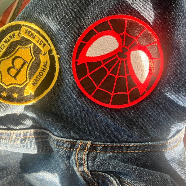 Spiderman Cosplay Spiderman Moral Patch! Hook Fastener Available - Etsy
