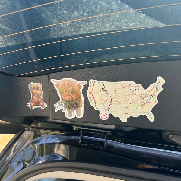 Bear Beer Sticker, Vinyl Sticker, Laptop Sticker, Yeti Cooler Sticker ...