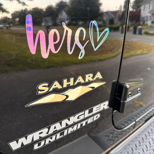 Hers | Driven by a Girl | Truck Girl | Hers NOT HIS Decal | Female ...