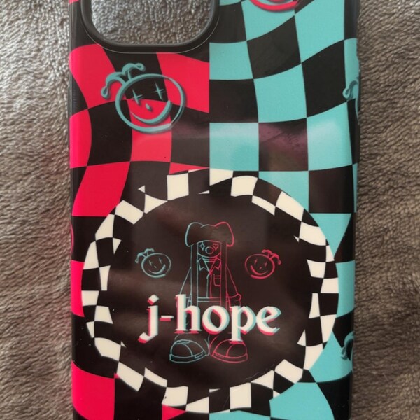J-hope HOTS Hope on the Stage Light Scarf, B&w Checkered, Concert Tour ...