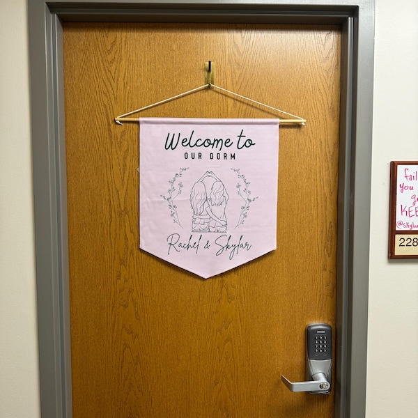 Personalized Dorm Sign, Dorm Door Sign, College Dorm Decor, Roomie ...