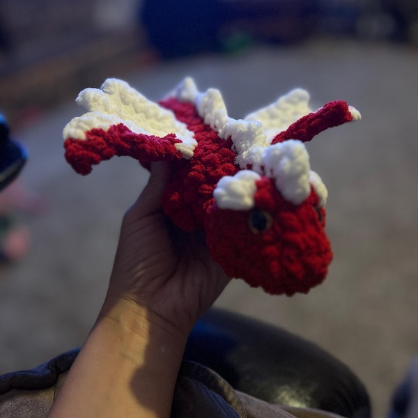 Spark the Mini Dragon Crochet Pattern, Amigurumi Easy Small Dragon - Etsy