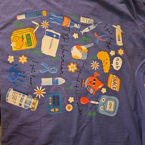 Type 1 Diabetes Shirt, Diabetes Awareness T-shirt, Diabetes Support Tee ...